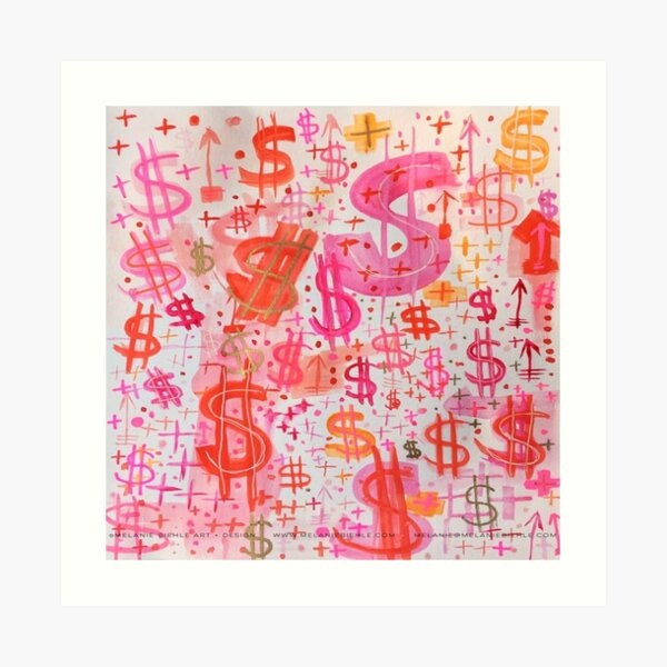 Pink Money Art Prints | Redbubble