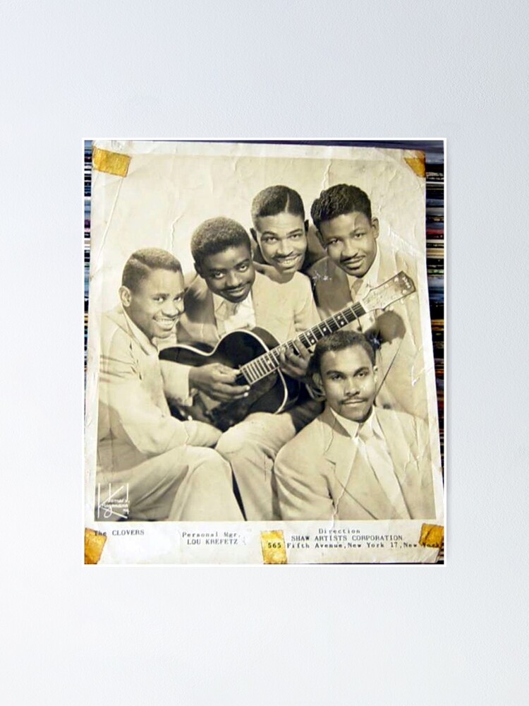 "The Clovers, Original 1950's Publicity photo, Doo Wop" Poster for Sale ...