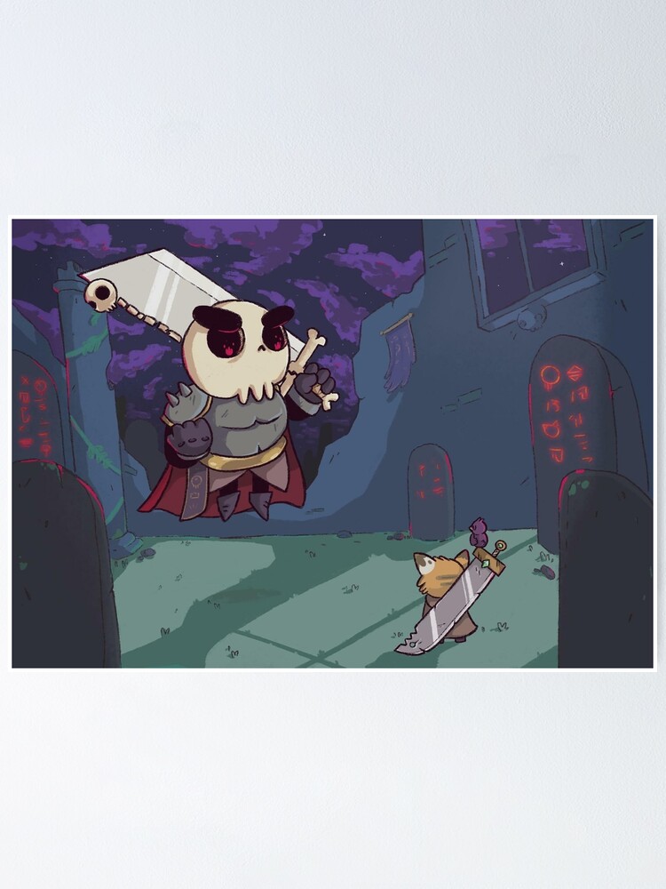 ""GAME 1" Concept art - Skeleton Boss Fight" Poster for Sale by ...