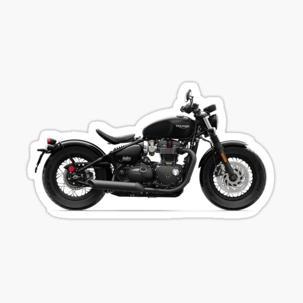 "Triumph Bobber Motorcycle" Sticker for Sale by ratpack4 | Redbubble