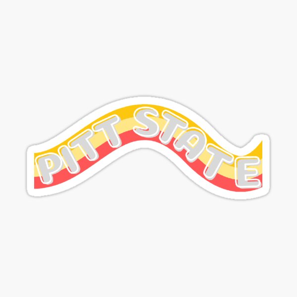 "Pitt State Rainbow" Sticker for Sale by kayleehicks | Redbubble