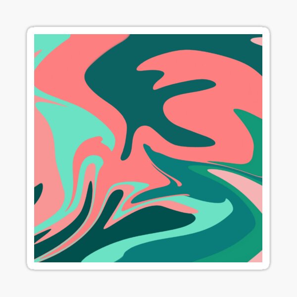 "ABSTRACT ART" Sticker by SupriyaArt | Redbubble