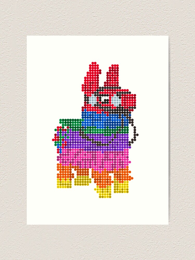 "Piñata (Gerald) Perler" Art Print for Sale by ItsTheMonAlicia | Redbubble