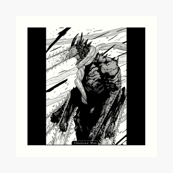 "Chainsaw Man - Full Form" Art Print for Sale by lennyspook | Redbubble