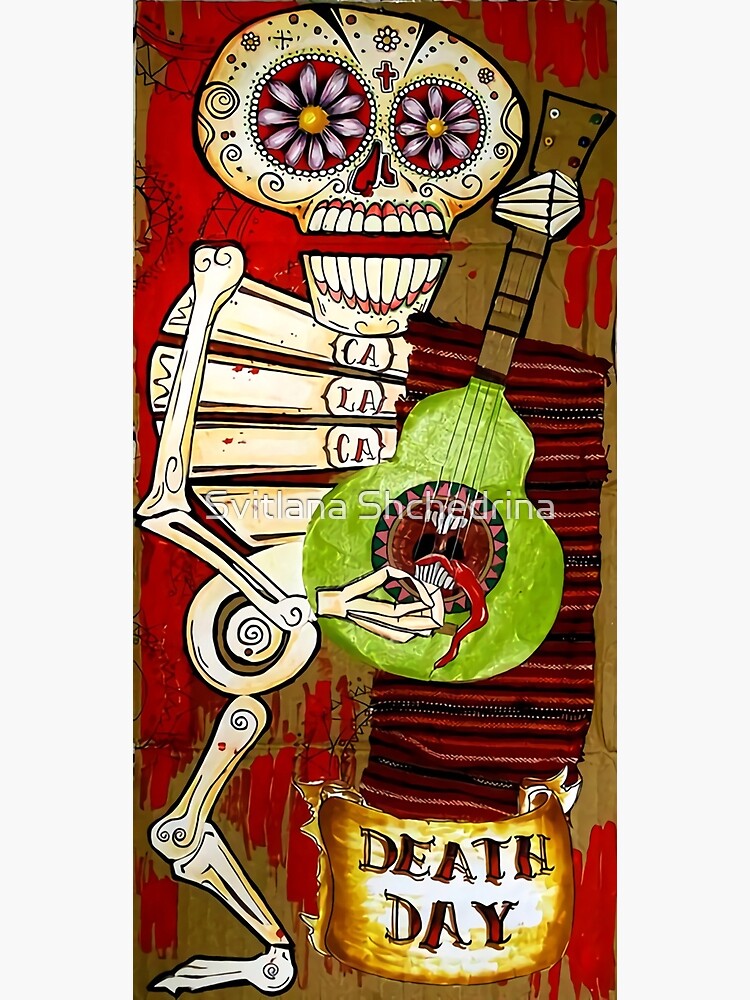 "Skeleton Rock Star" Poster for Sale by shchedrina | Redbubble