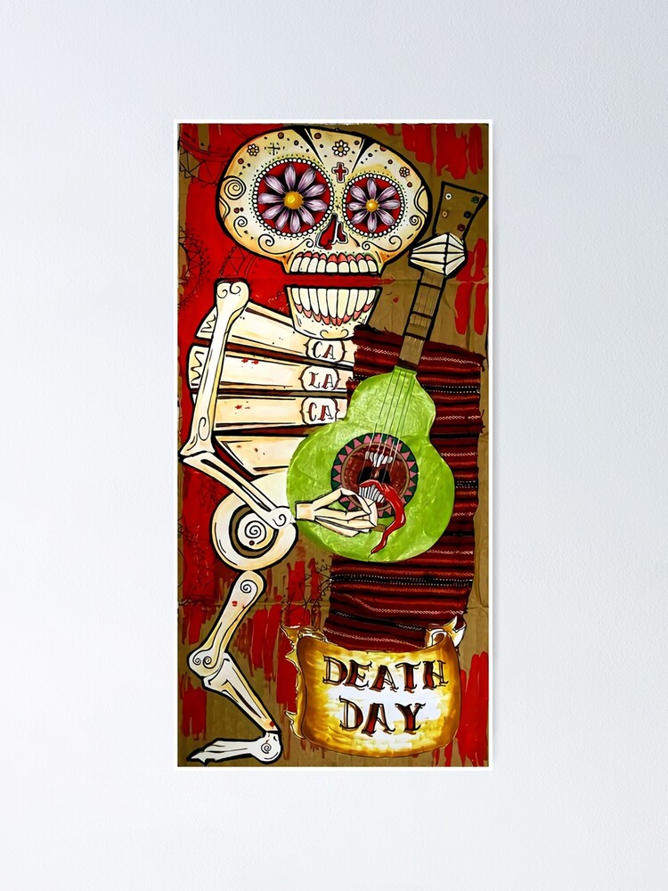 "Skeleton Rock Star" Poster for Sale by shchedrina | Redbubble