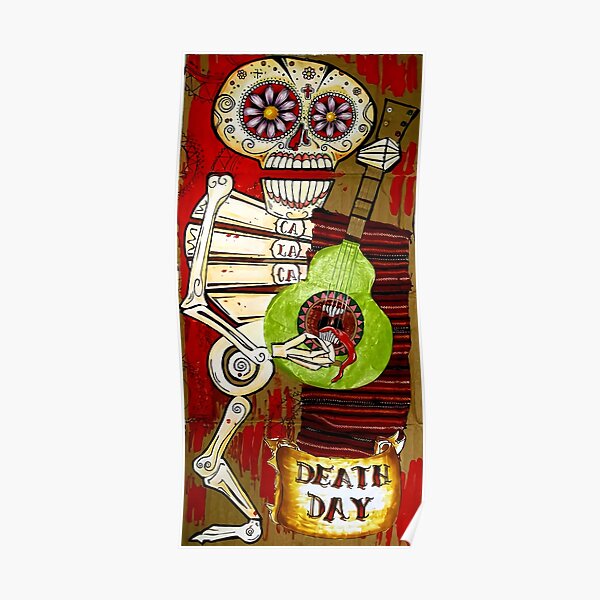 "Skeleton Rock Star" Poster for Sale by shchedrina | Redbubble