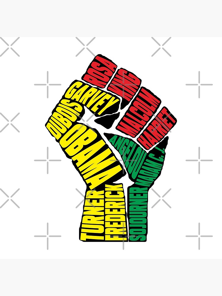 Black Power Fist Poster