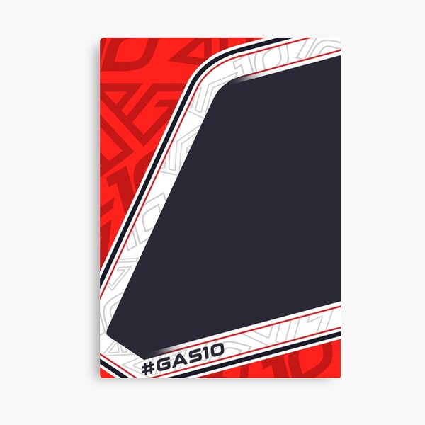 Pierre Gasly Canvas Prints | Redbubble