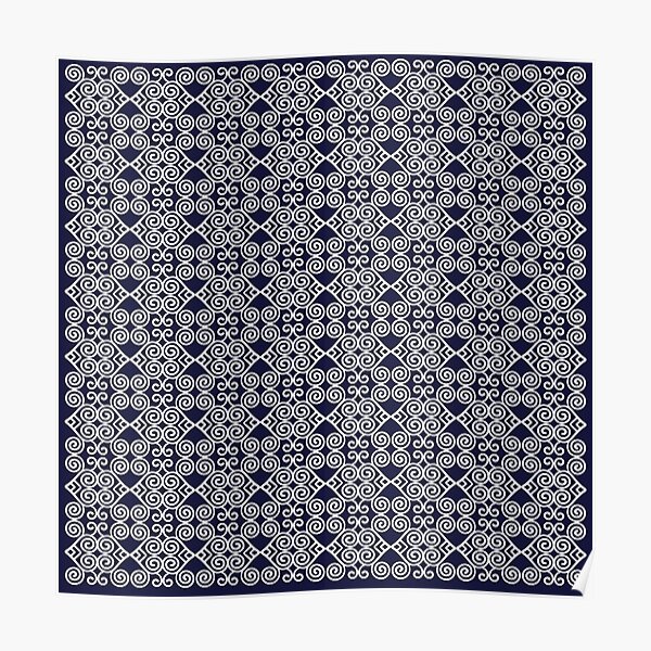 "Hmong Motifs symbols Mandala style6" Poster for Sale by NiB-Tshirts ...