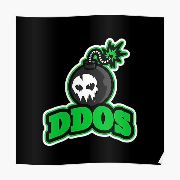 "Cyber Security - Hacker DDos Attack" Poster for Sale by clubtee ...