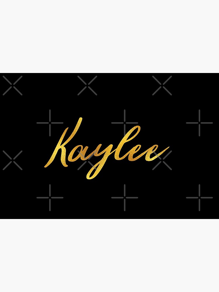 "Kaylee Name Hand Lettering in Faux Gold Letters" Photographic Print ...