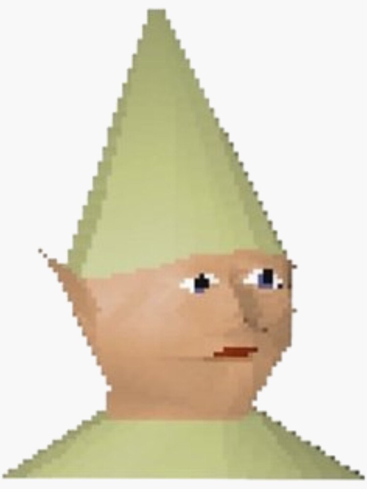 "Elf sticker (meme)" Sticker for Sale by Coolio-designs | Redbubble