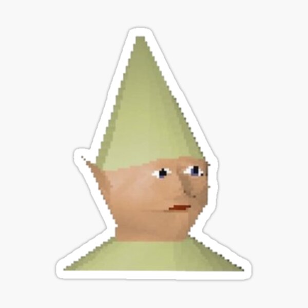 "Elf sticker (meme)" Sticker for Sale by Coolio-designs | Redbubble