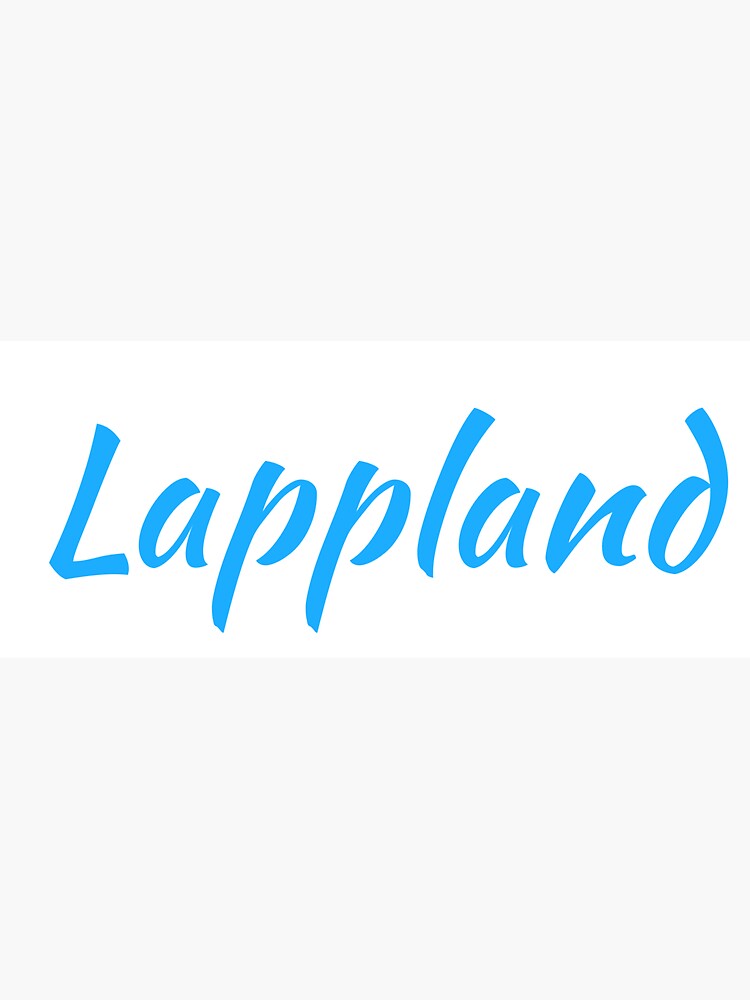 "The swedish country Lappland, det svenska landskapet Lappland" Sticker ...