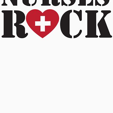 "Nurses Rock" Sticker for Sale by careers | Redbubble