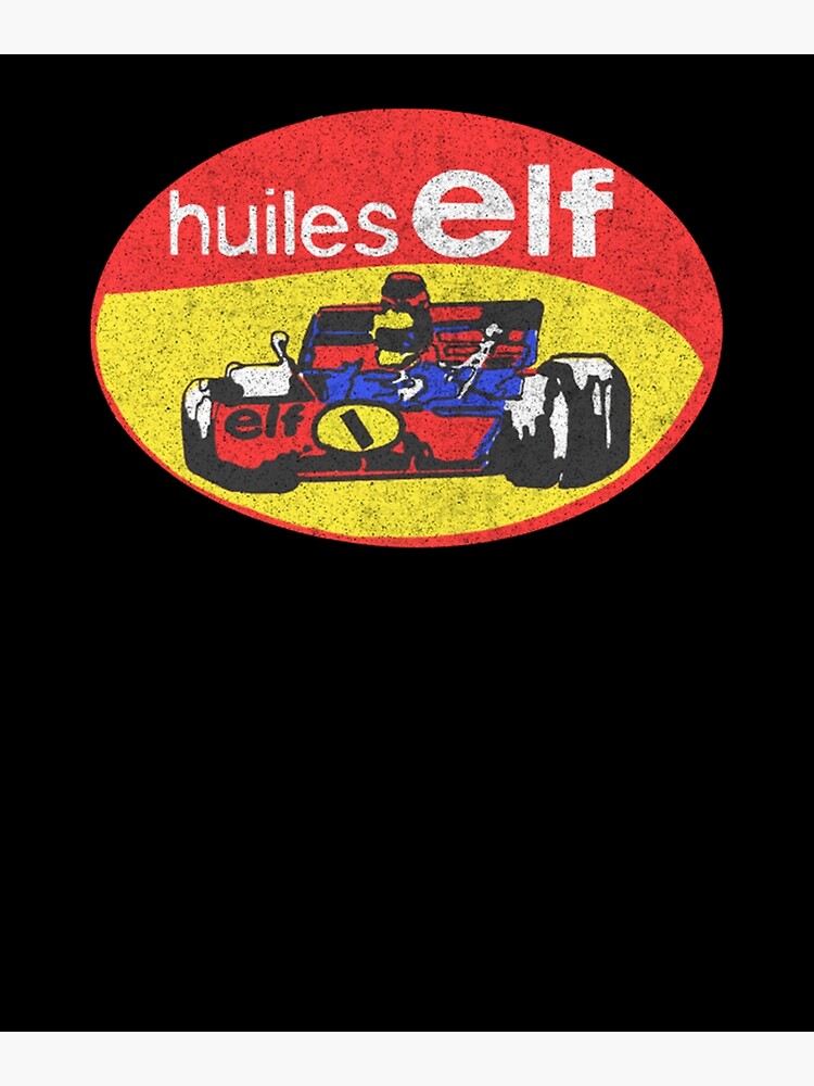 "Vintage Elf Huiles Formula 1 Design Formula 1 -" Poster by ...