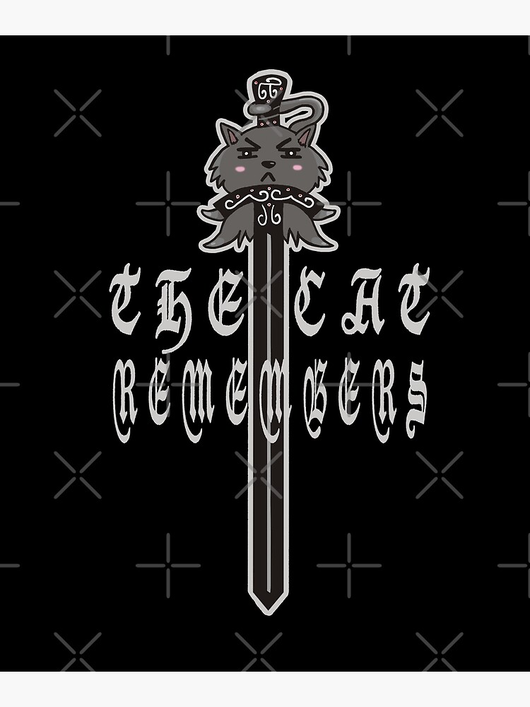 "The Cat Remembers - Medieval Sword Grumpy Cat Meme" Poster for Sale by ...