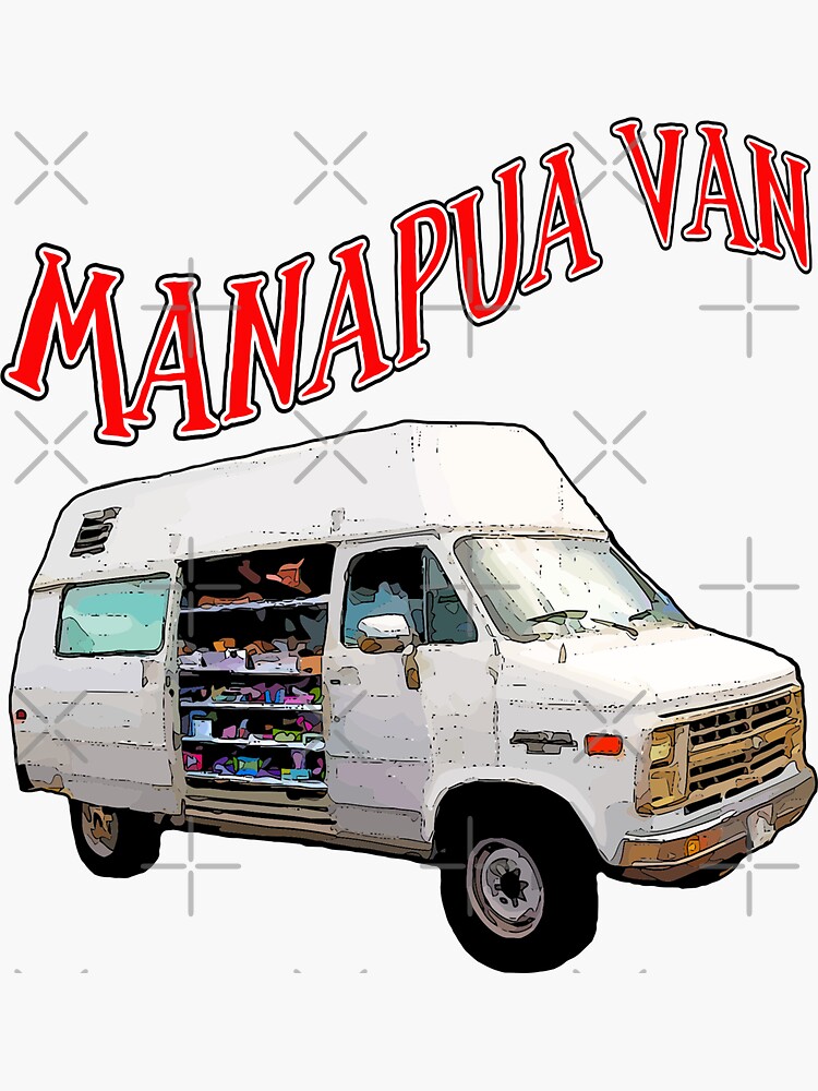 "Manapua Van - Manapua Man Hawaii Food Truck" Sticker for Sale by ...