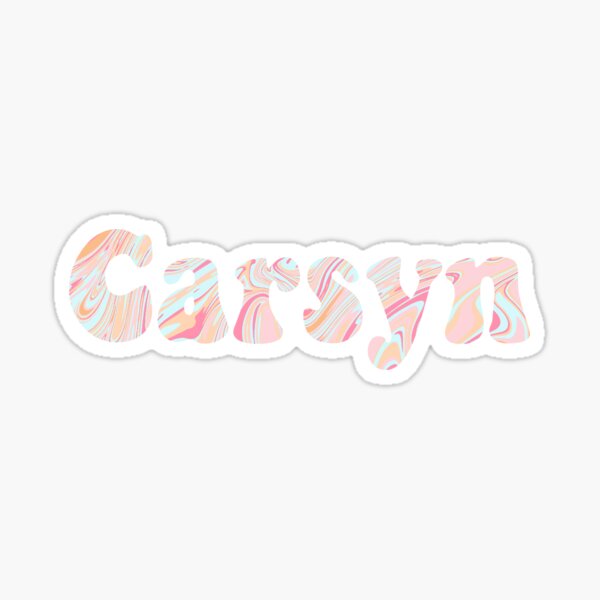 "Name carsyn" Sticker by Designyourstyle | Redbubble