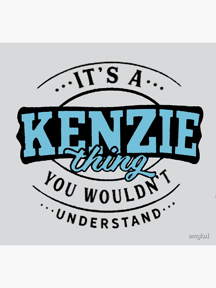 "kenzie thing" Sticker for Sale by amylw1 | Redbubble