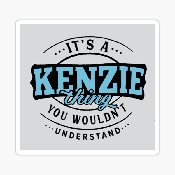 "kenzie thing" Sticker for Sale by amylw1 | Redbubble