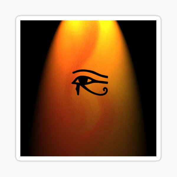 "Eye of Ra" Sticker for Sale by SophiaGaki | Redbubble