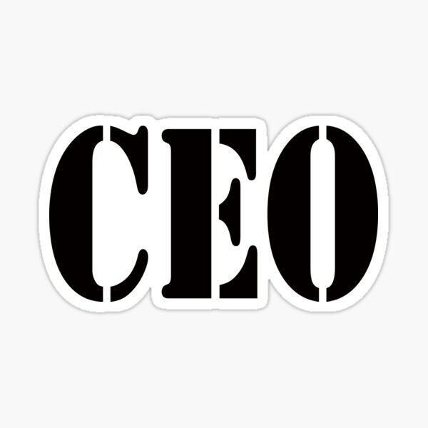 "CEO" Sticker by MixeDesigns | Redbubble