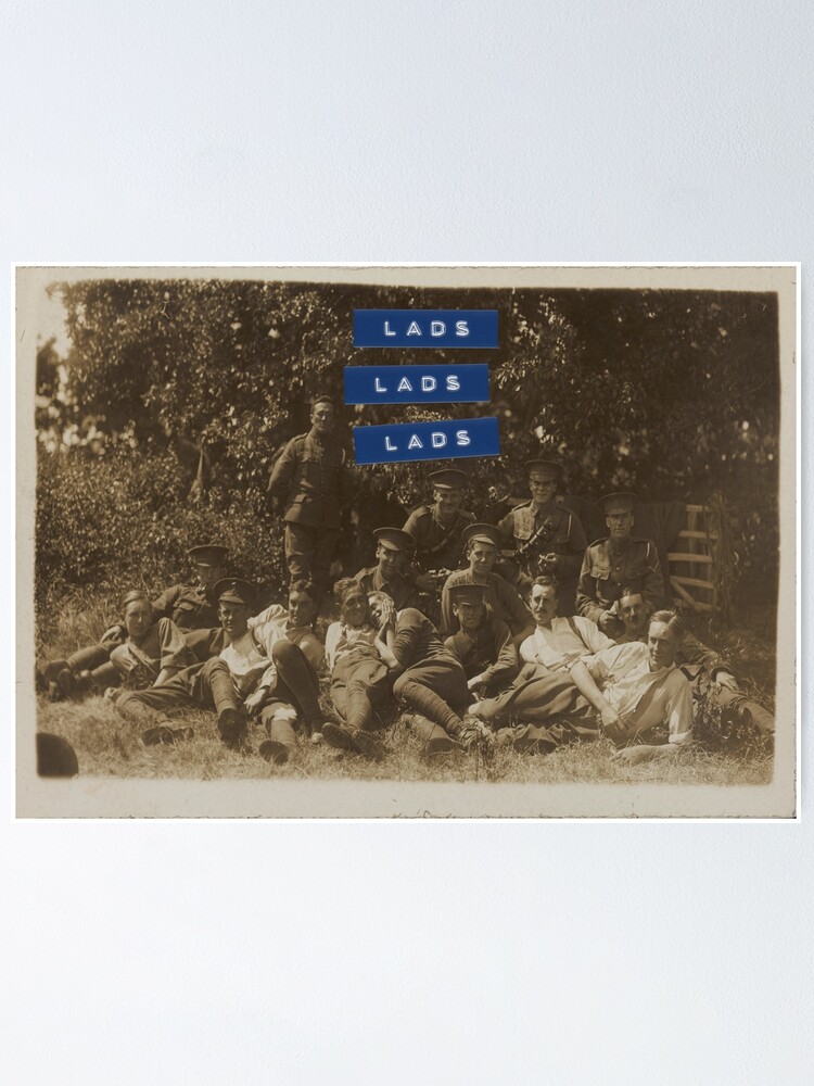 "Lads Lads Lads EH!" Poster by MRRIKGB | Redbubble