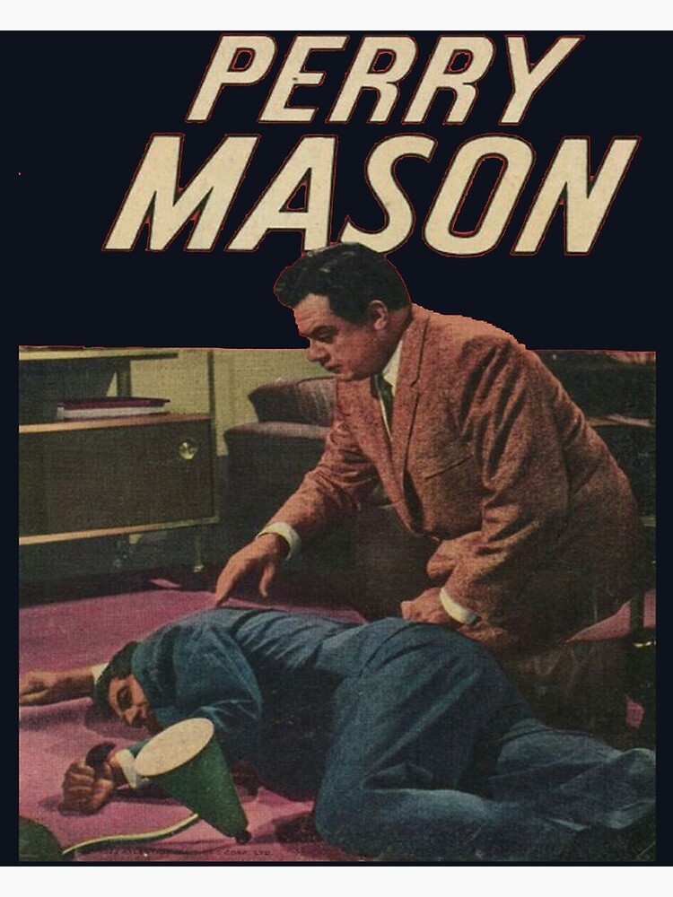 "Perry Mason Comic" Poster by srisultan | Redbubble