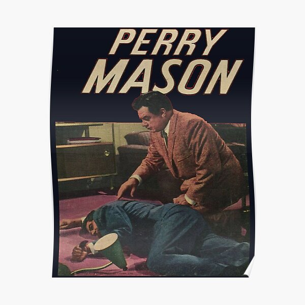 "Perry Mason Comic" Poster by srisultan | Redbubble