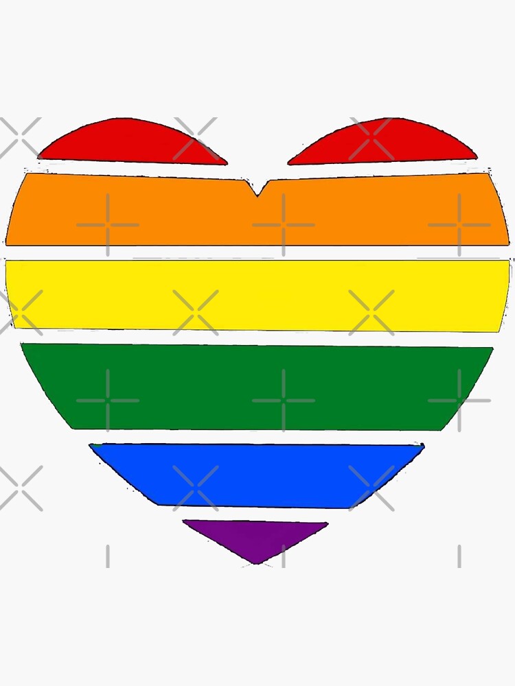 "lgbt rainbow" Sticker by -justb- | Redbubble