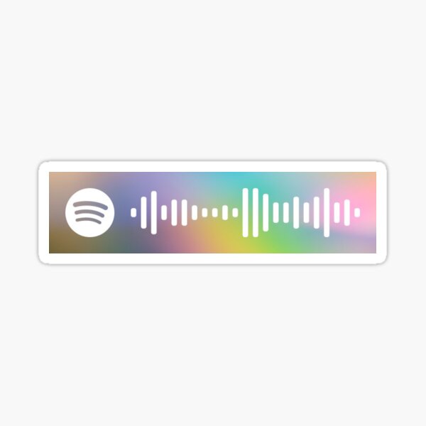 Sticker: Rick Astley Spotify Code | Redbubble