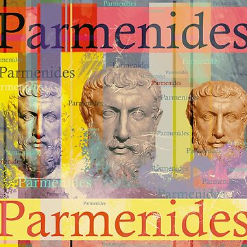 "aesthetic Parmenides portrait, famous philosopher collage" Poster by ...