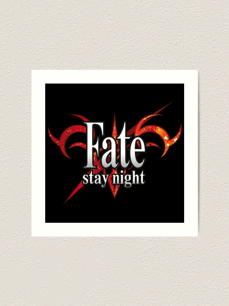 "Fate Stay Night Logo" Art Print for Sale by otakuchaneru | Redbubble