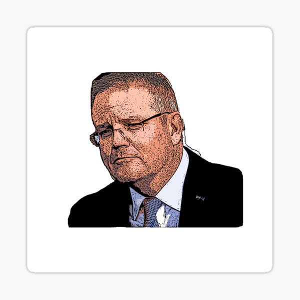 "Scott Morrison" Sticker by Eroxiv | Redbubble