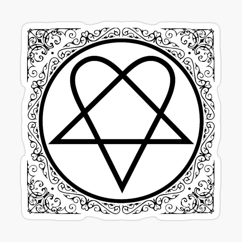 Heartagram Outline