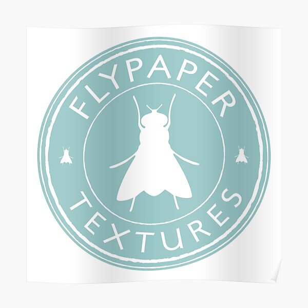 "Flypaper Textures Logo" Poster for Sale by paulgrand | Redbubble
