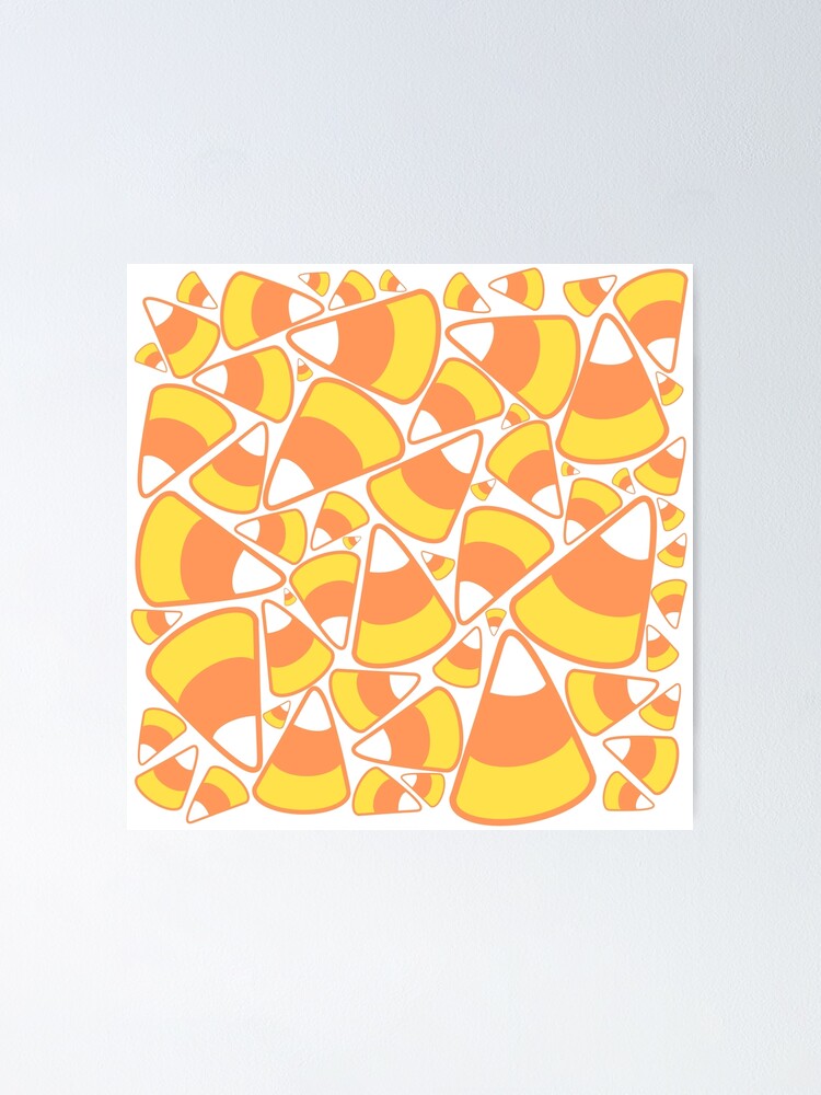 "Cute Candy corn " Poster for Sale by Mirniexo | Redbubble