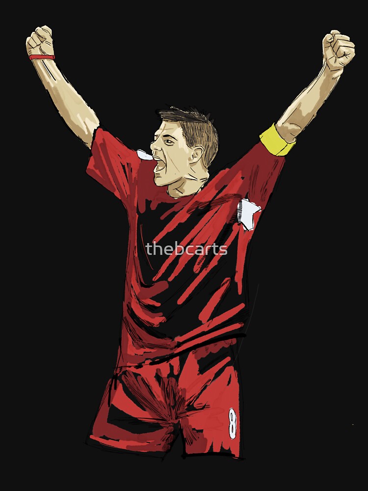 "Steven Gerrard sketch artwork " T-shirt for Sale by thebcarts ...