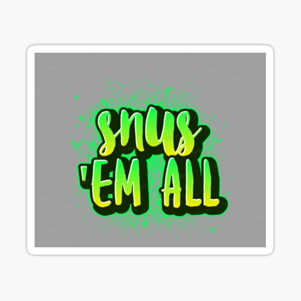 Sticker: Snus | Redbubble