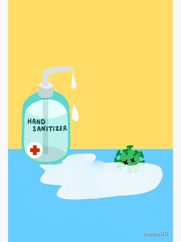 "Sanitized" Sticker for Sale by chelsan10 | Redbubble