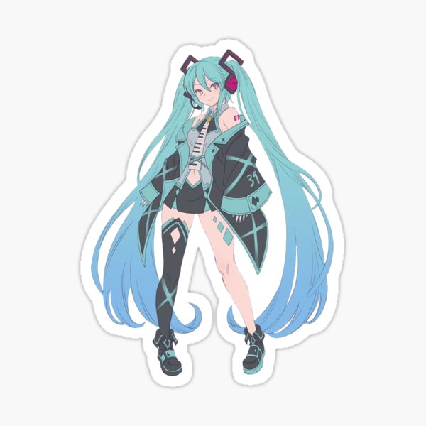 "Vocaloid Miku" Sticker for Sale by KisekiSpace | Redbubble