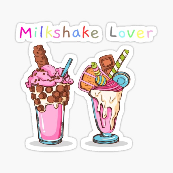 "Milkshake Lover" Sticker by Diogo88 | Redbubble