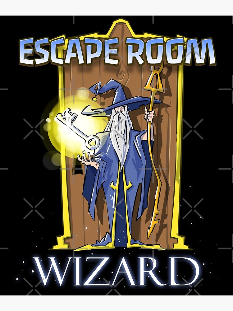 "Escape Room Wizard" Canvas Print by SqualeForce | Redbubble