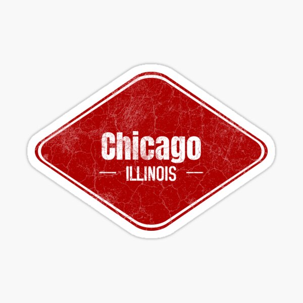 "Chicago" Sticker for Sale by -Gustavo | Redbubble