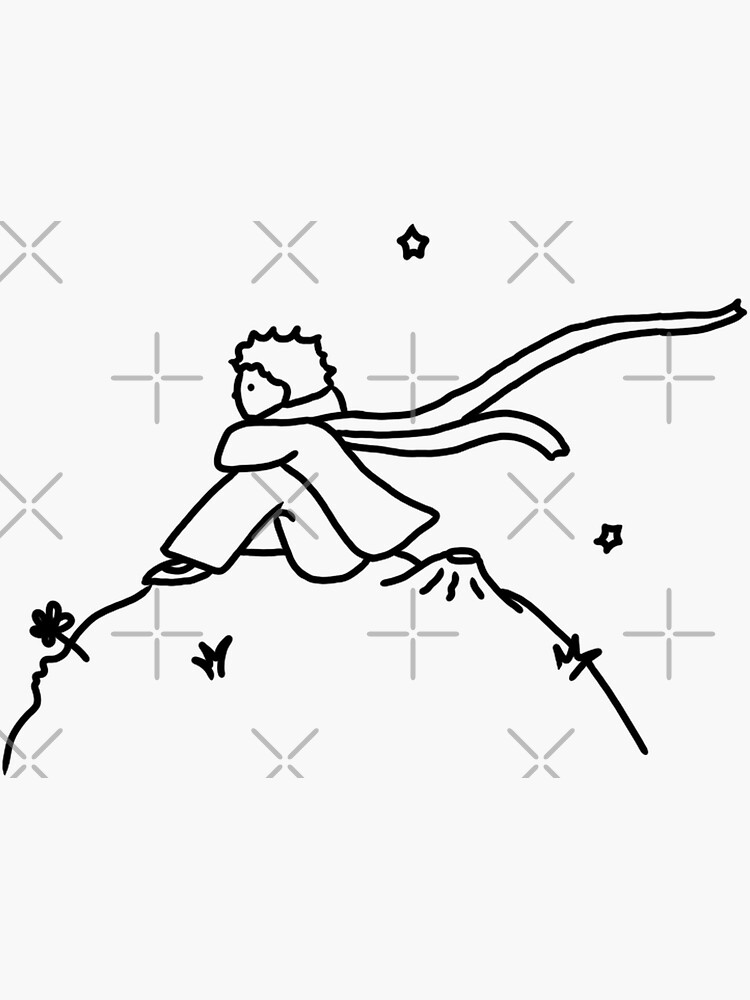 "The Little Prince" Sticker for Sale by Ap-artfromHU | Redbubble