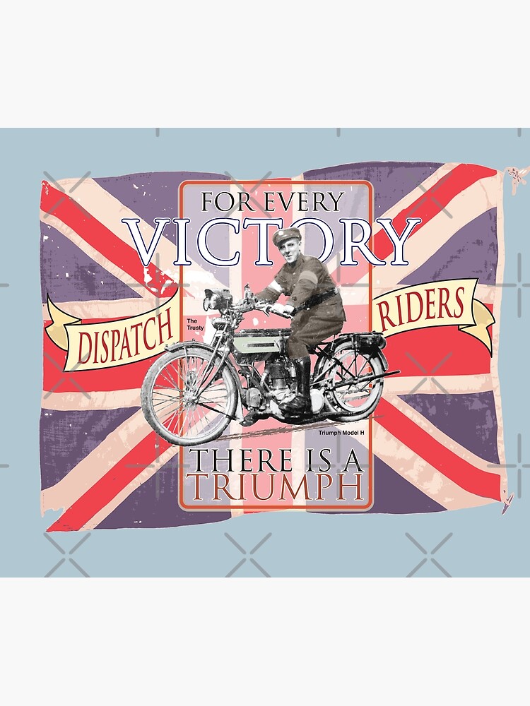 "The Trusty, WW1 Dispatch Riders Bike – Model H" Poster by Bigs66 ...