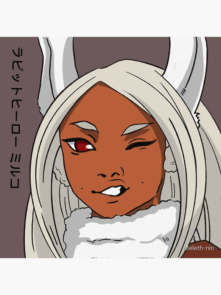 "BNHA Mirko Rabbit Hero" Sticker by Meleth-nin | Redbubble