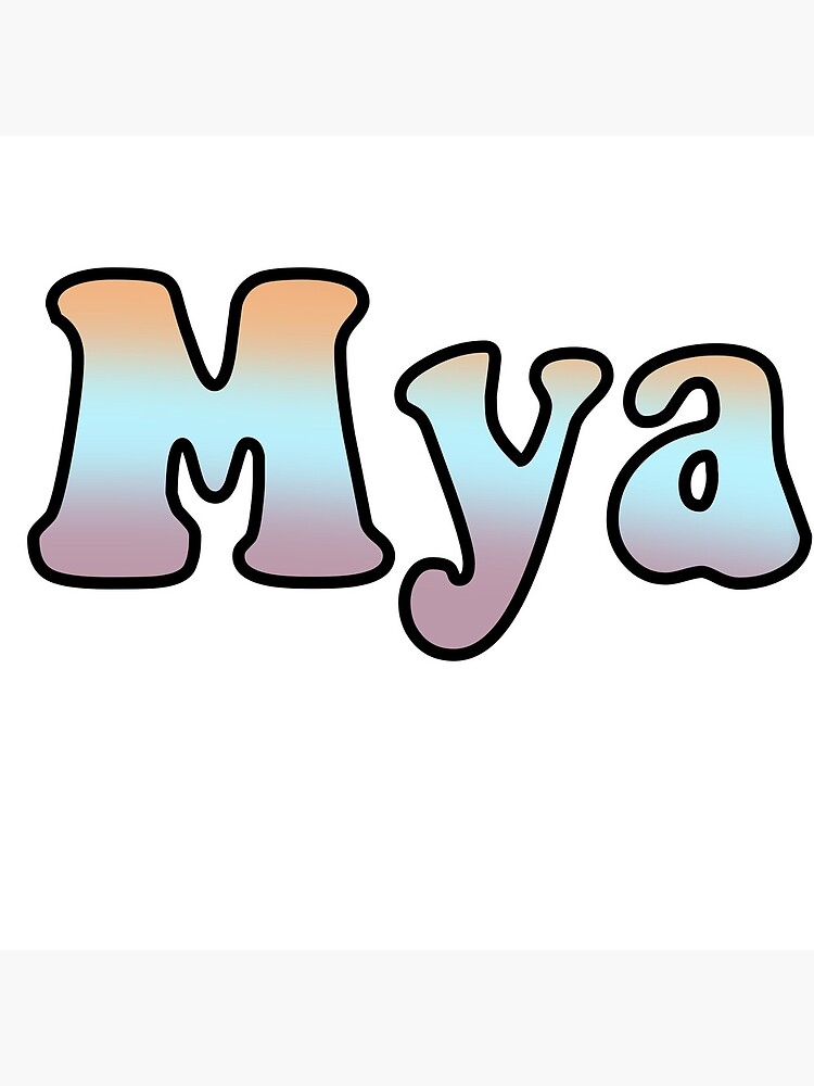 "Custom Mya Design " Poster by Kyrostickers | Redbubble